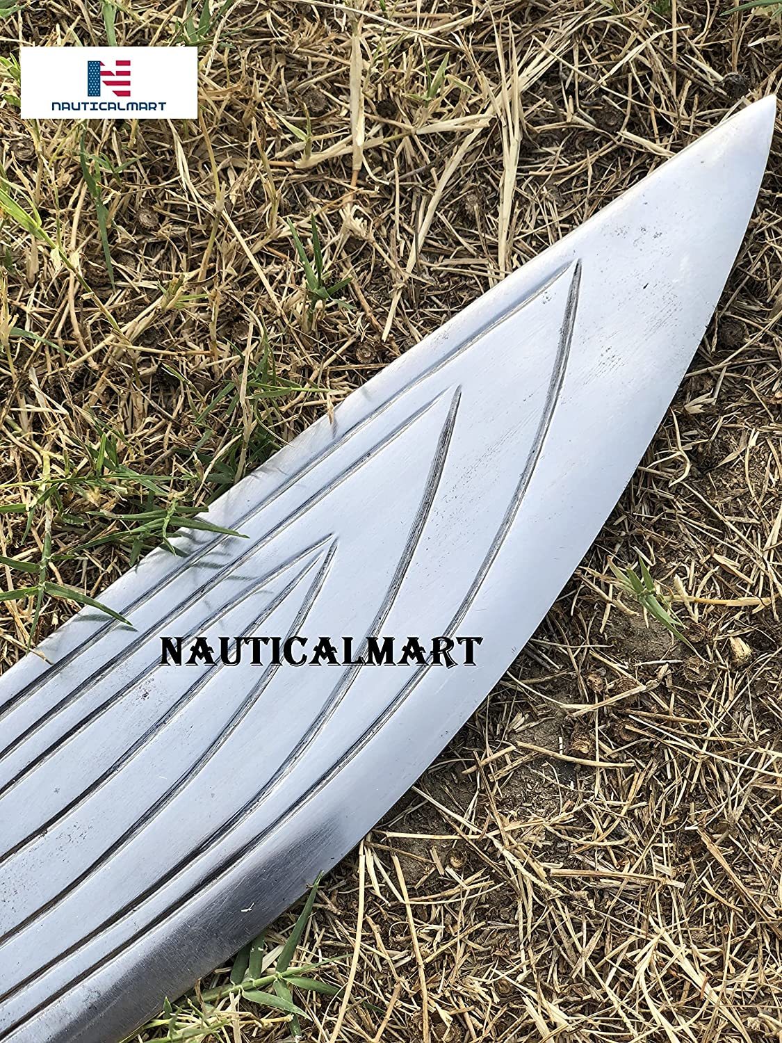 Falcata Steel Delus Iberian with Brass Hilt, Horse Head Falcata ...