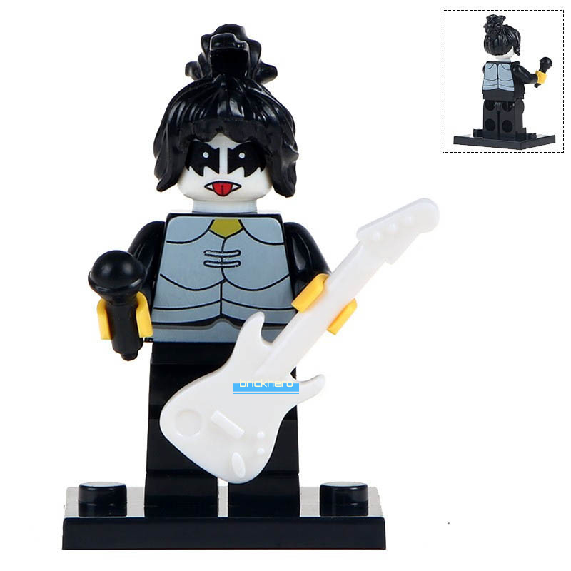 Gene Simmons Legendary Rock Band KISS Lego Compatible Minifigure Brick ...