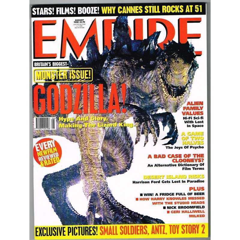 Empire Magazine N.110 August 1998 mbox3354/f Monster Issue! Godzilla ...