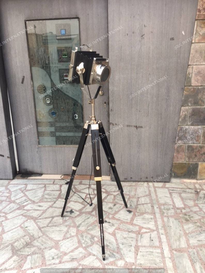 Vintage Chrome Spotlight Industrial Camera and 50 similar items