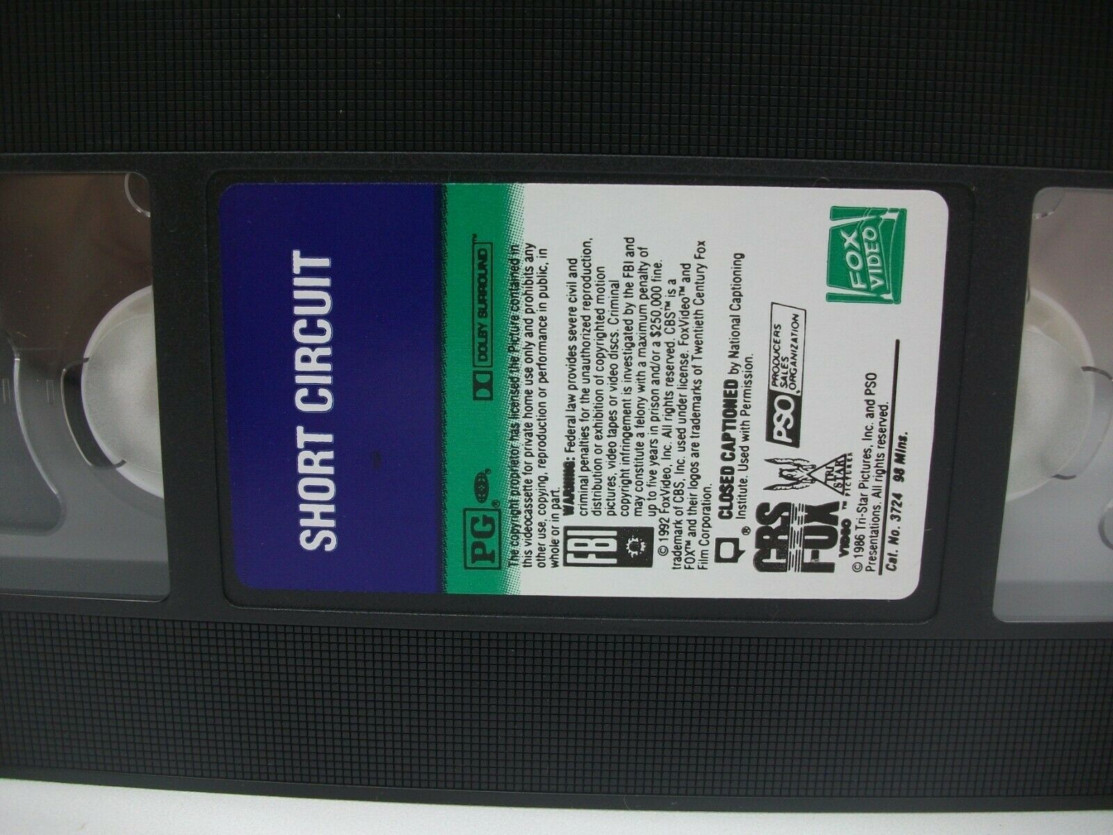 Short Circuit VHS Video Cassette Tape Ally and 50 similar items