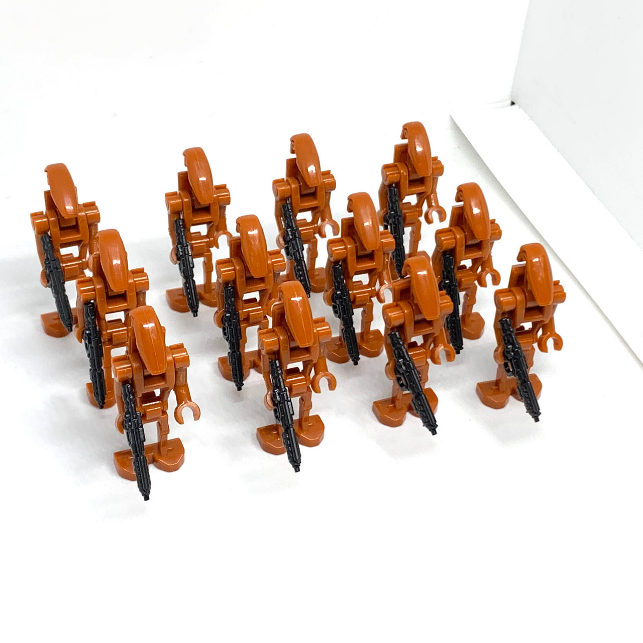 Minifigure B 1 Battle Droid 12 Geonosis Droids With E 5 Blasters Star ...