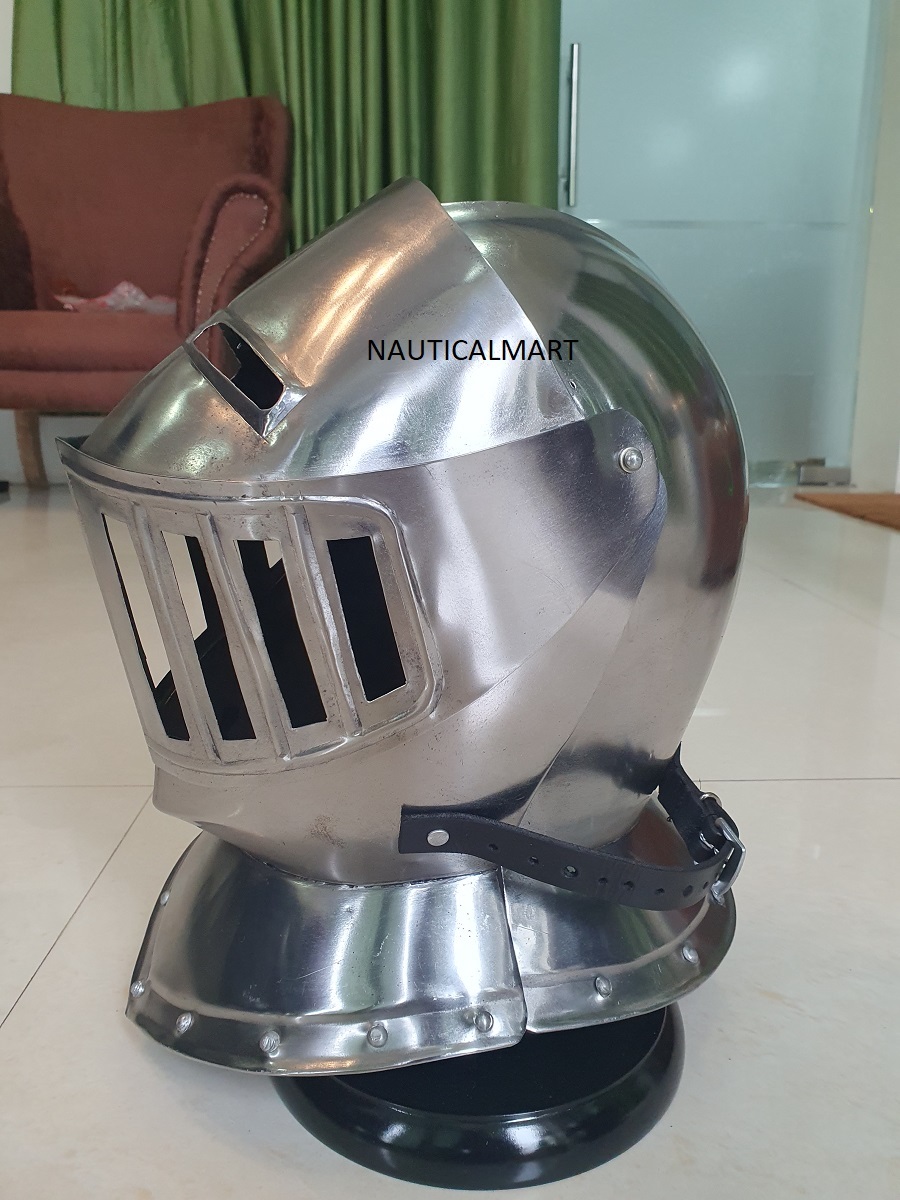 NauticalMart Vintage Nautical Armour Venue Closed Knight Armor Helmet ...