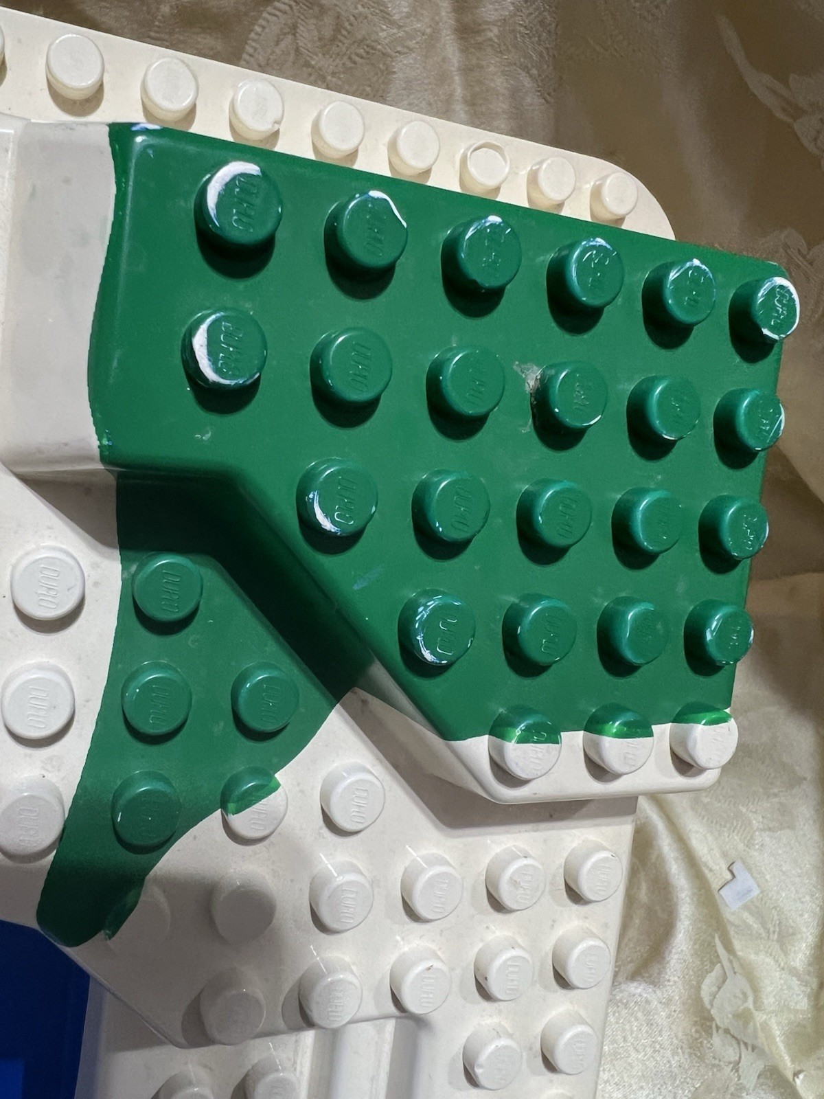 15 x 15 Lego Duplo water and land raised baseplate for Duplo Animal ...