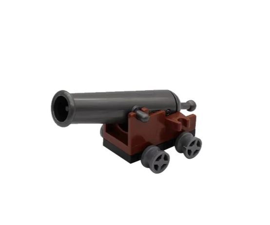Cannon Carriage with wheels Civil War Army Soldier pirate weapon GUN ...