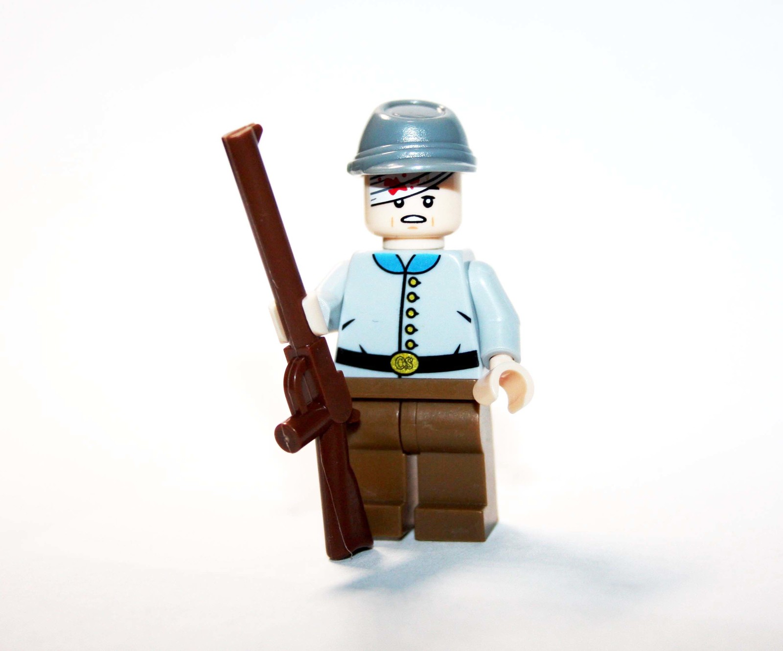Minifigure Confederate Wounded Civil War Rebel Army Soldier US Seller ...