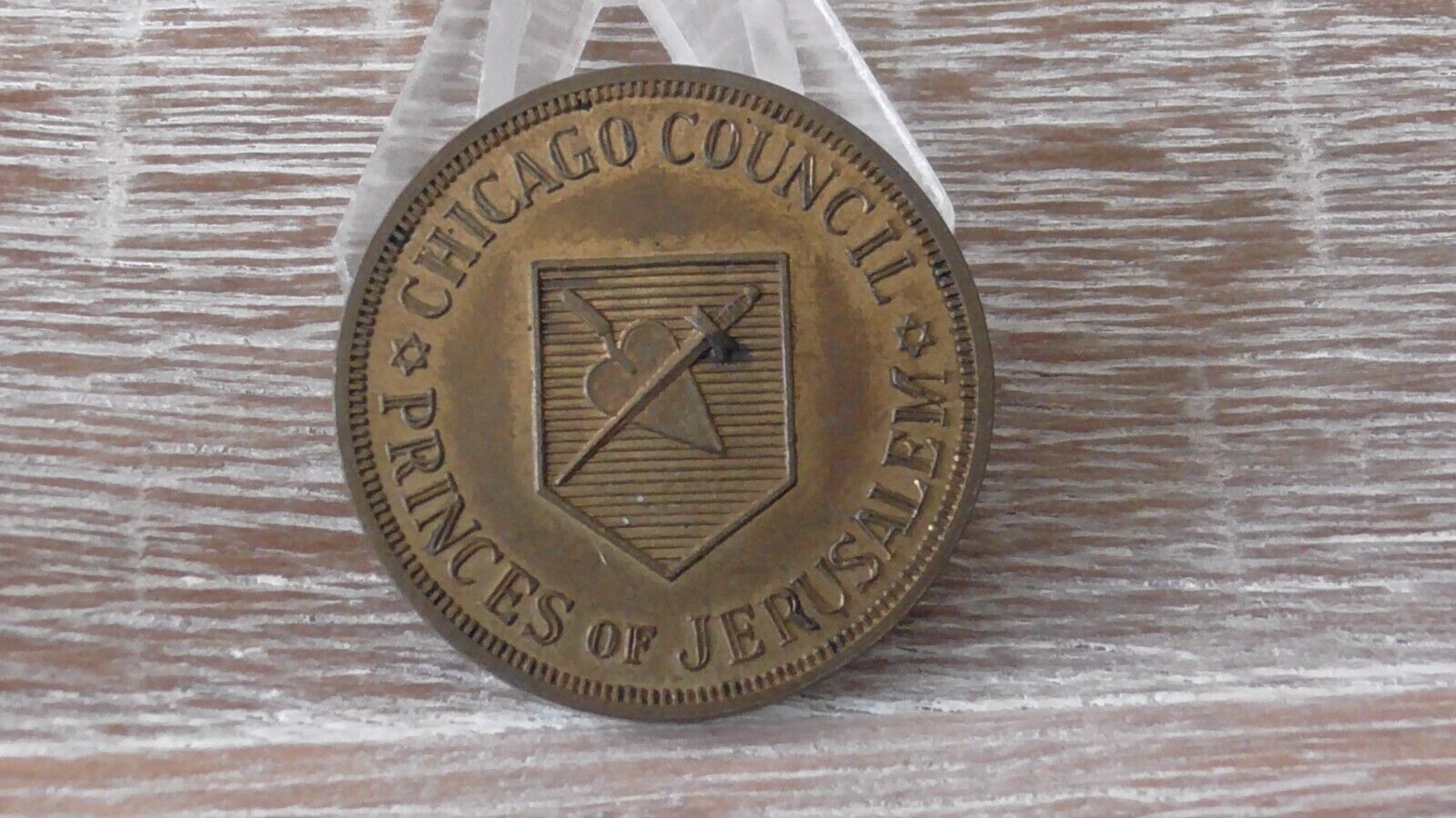 Vintage Chicago Council Princes Of Jerusalem Challenge Coin #A132 ...