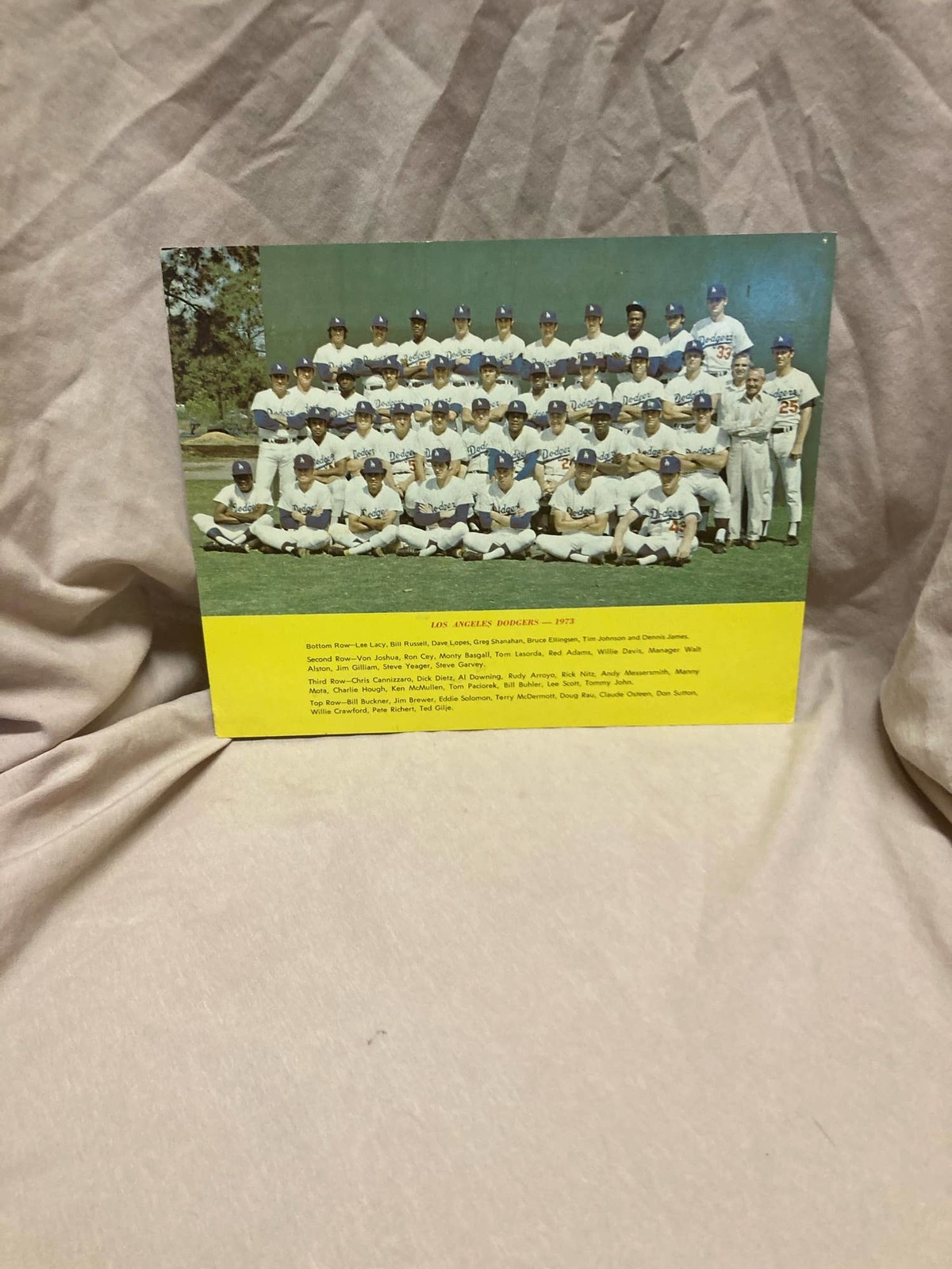 1973 Los Angels Dodgers Team Photo and 50 similar items