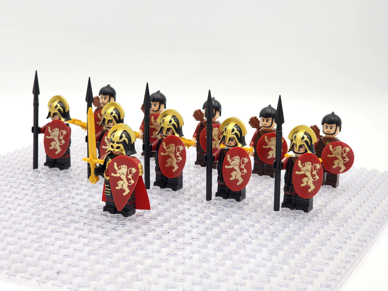 11pcs Game of Thrones House Lannister Army Soldiers Minifigures Set ...