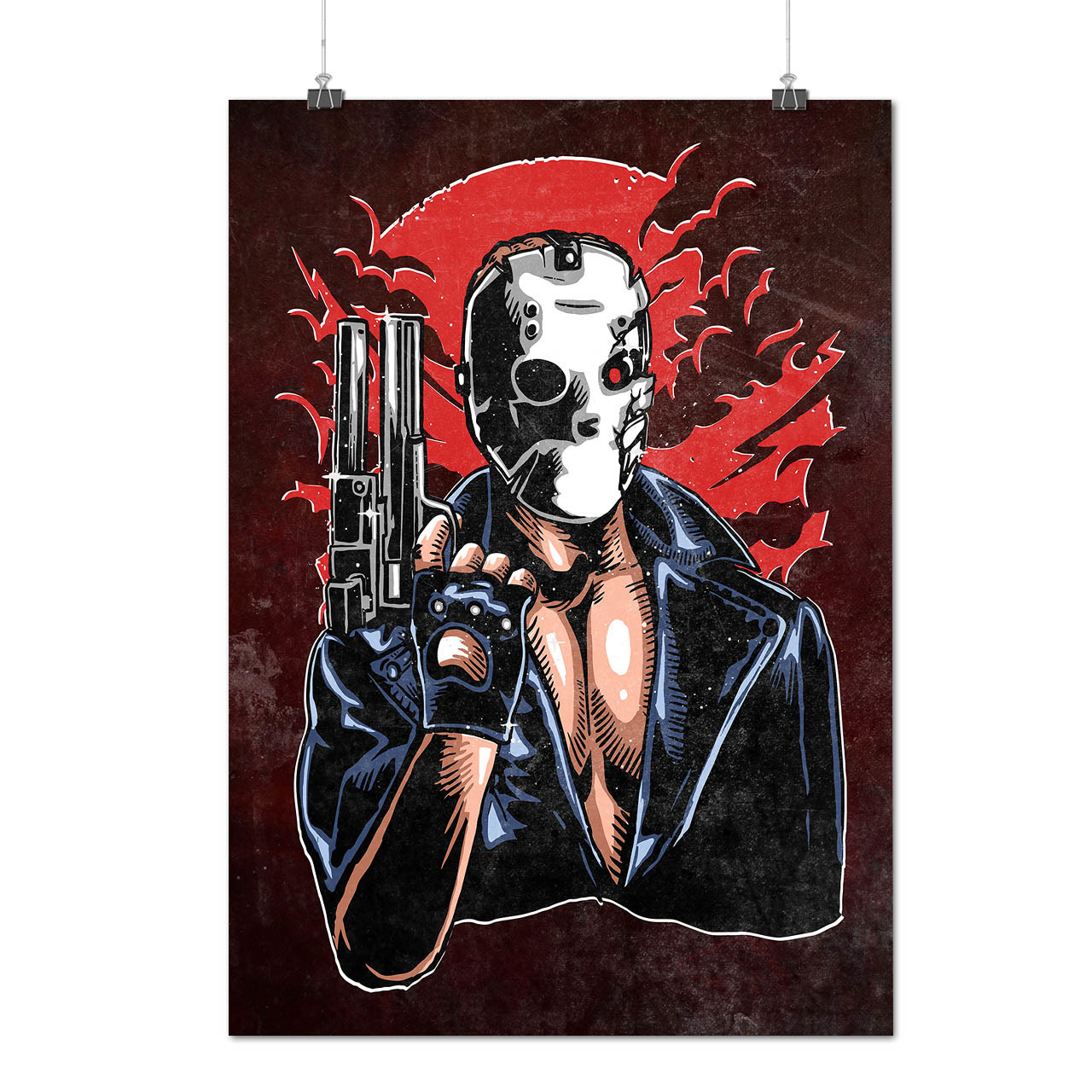 Serial Killer Horror Night Matte/Glossy Poster A0 A1 A2 A3 A4 ...