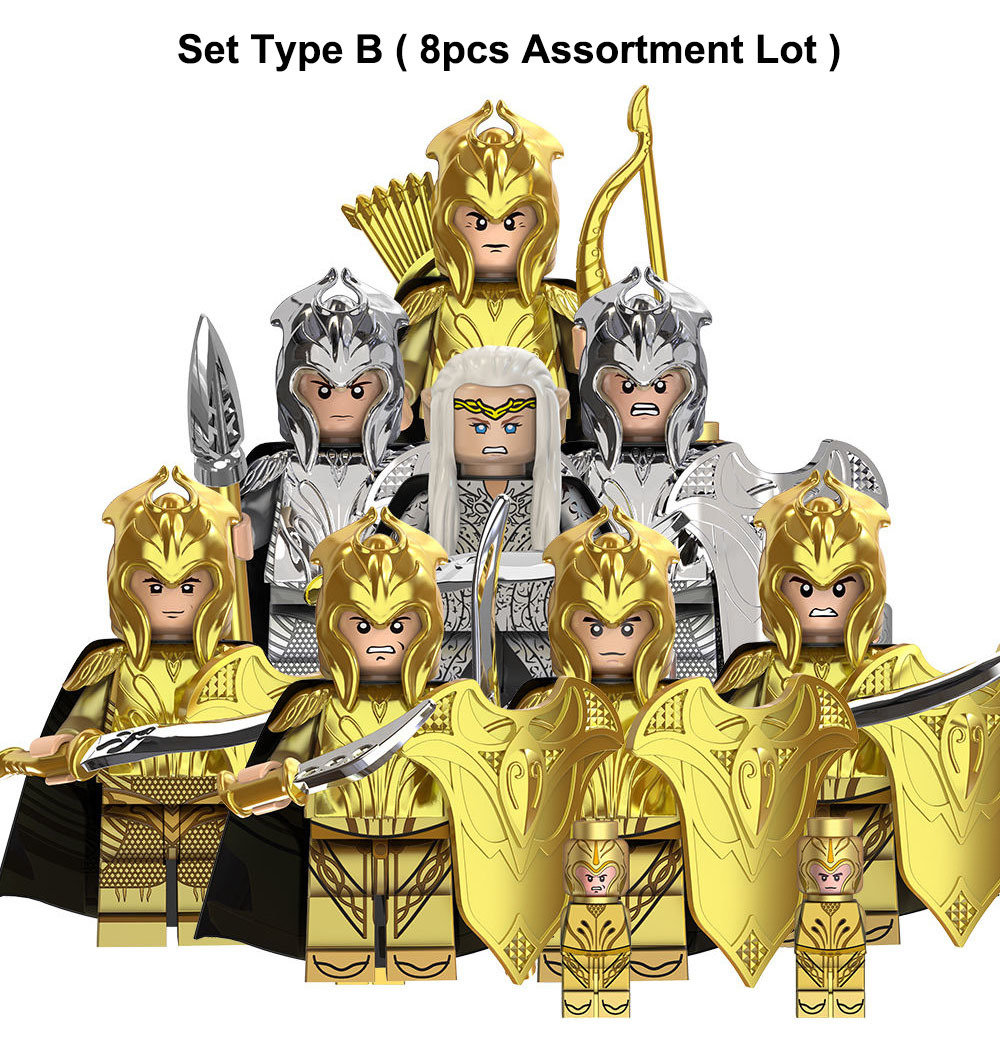 32pcs/set LOTR High Elves Elven warriors Collectible Minifigure Toys ...