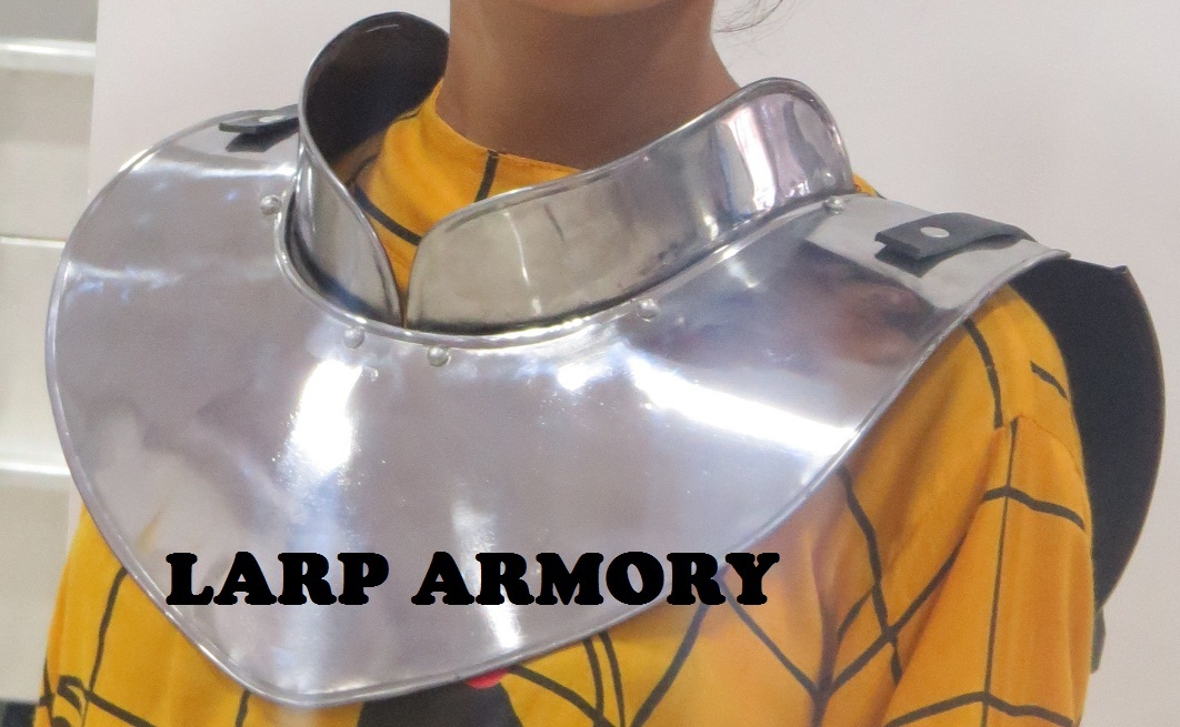 NauticalMart Larp Fantasy Medieval Steel Armour Gorget SCA Reenactment ...
