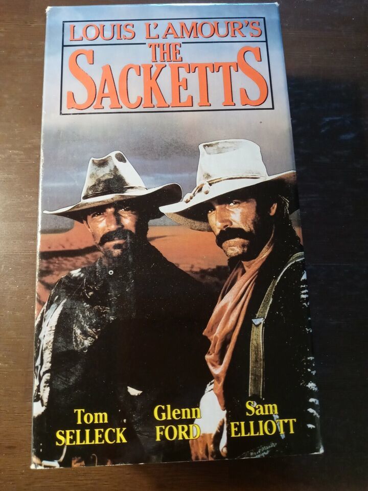 The Sacketts (VHS 1979, 2 Tape Set) Sam Elliott, Tom Selleck, Jeff ...