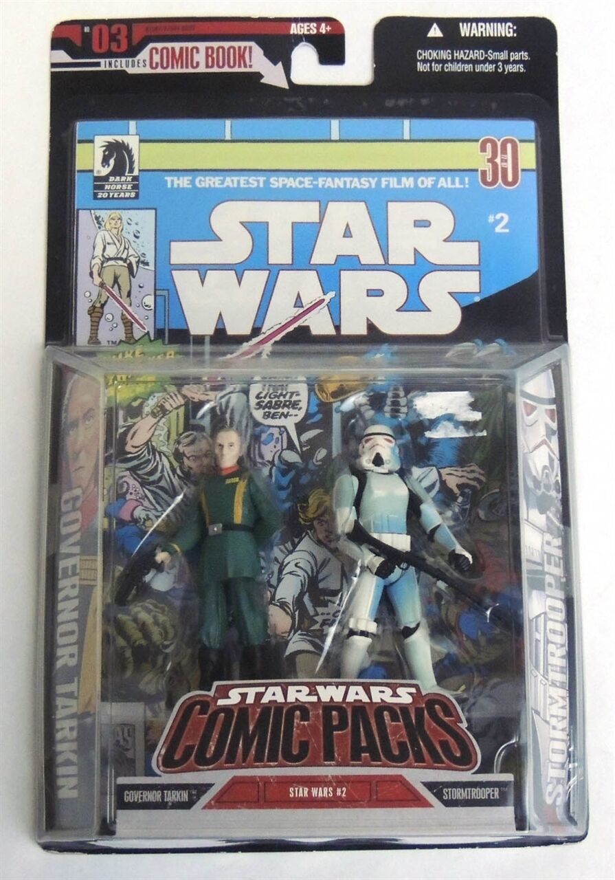 Star Wars Comic Packs Governor Tarkin Stormtrooper action figure comic ...