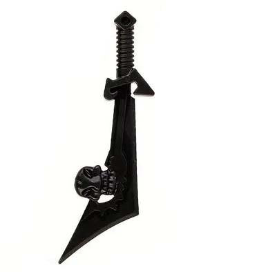 Minifigure Custom Toy Black Knight Skull Sword Weapon for Army Knight ...