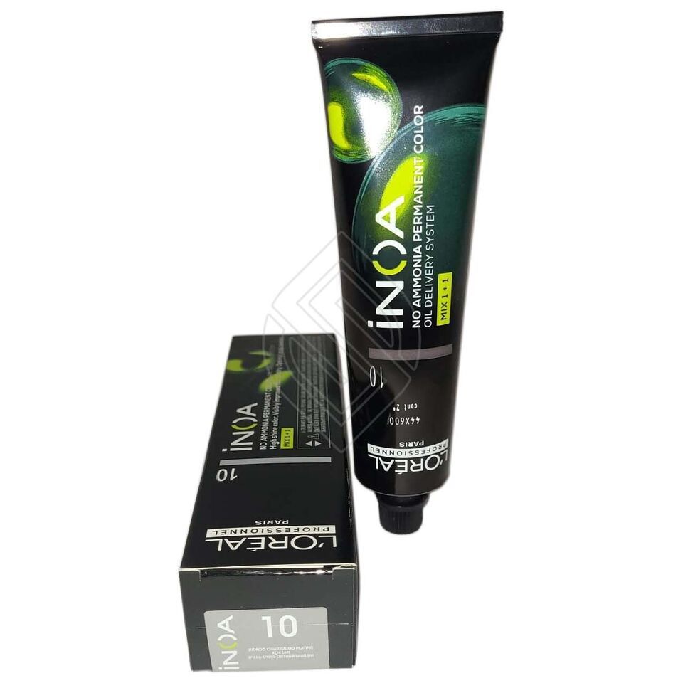 Loreal Inoa #10 No Ammonia Permanent Hair Color Original-10/10N 2.1oz ...