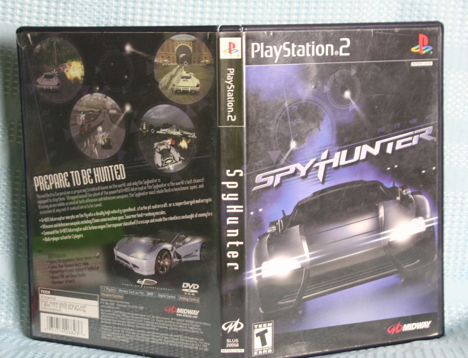 SPY HUNTER ---( PLAYSTATION 2 PS2,2001) Complete, Manual and Memory ...