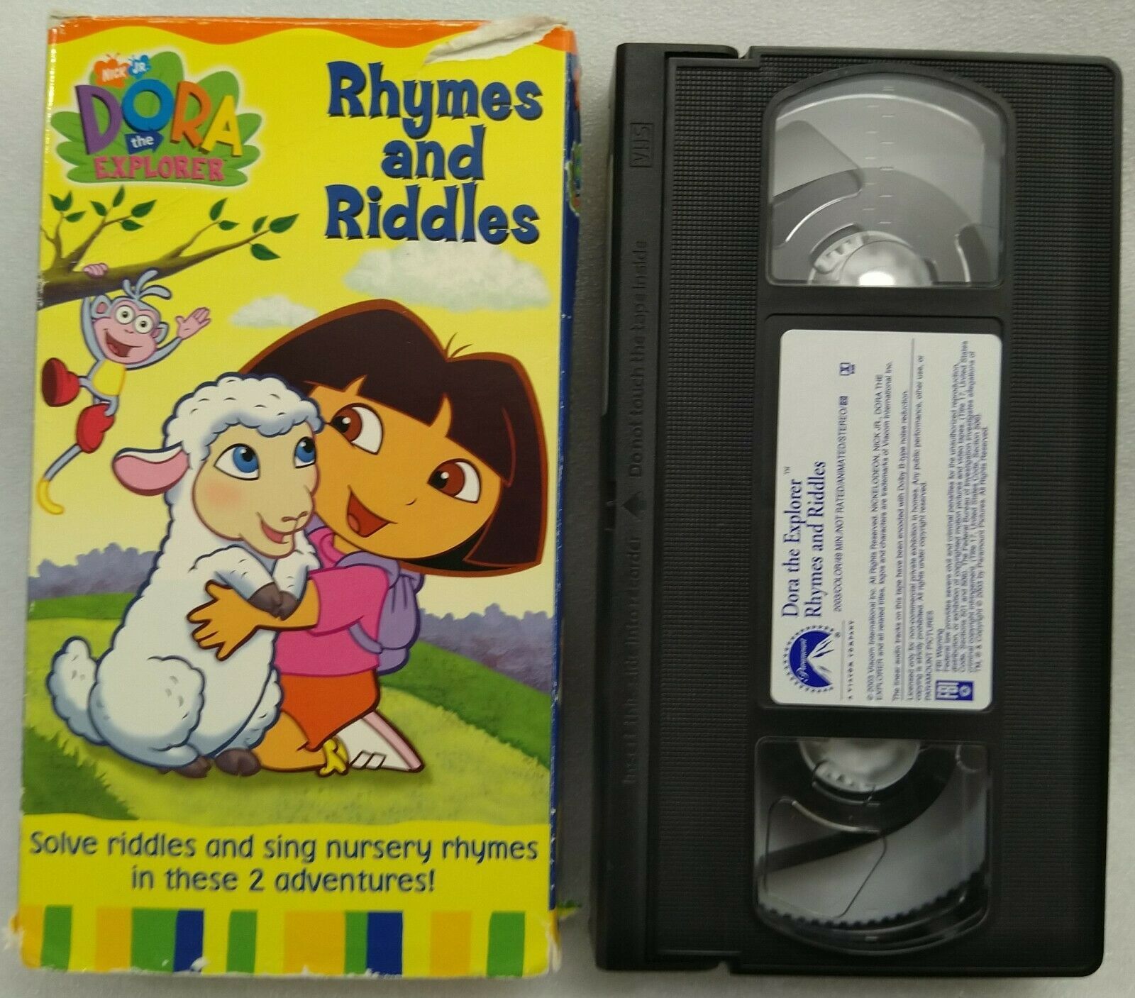 Dora The Explorer Rhymes And Riddles Vhs
