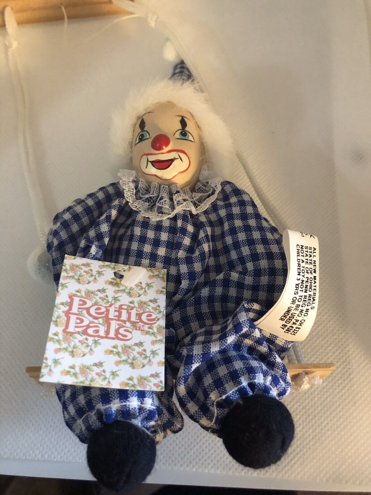 Marionette Clown String Puppet Doll Clown On and 50 similar items