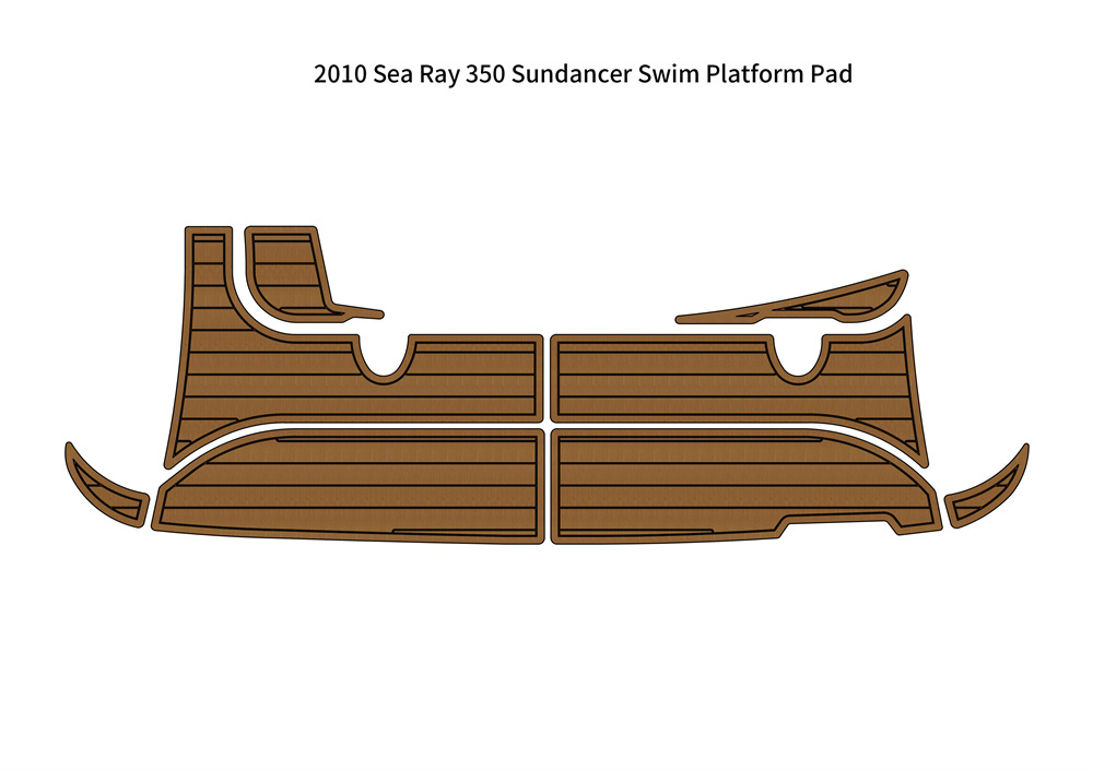 2010 Sea Ray 350 Sundancer Swim Platform Pad Boat EVA Foam Teak Deck ...