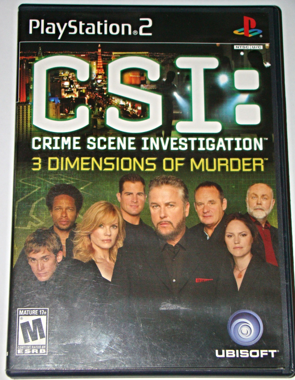Playstation 2 UBISOFT- CSI: 3 DIMENSIONS OF MURDER (Complete with ...