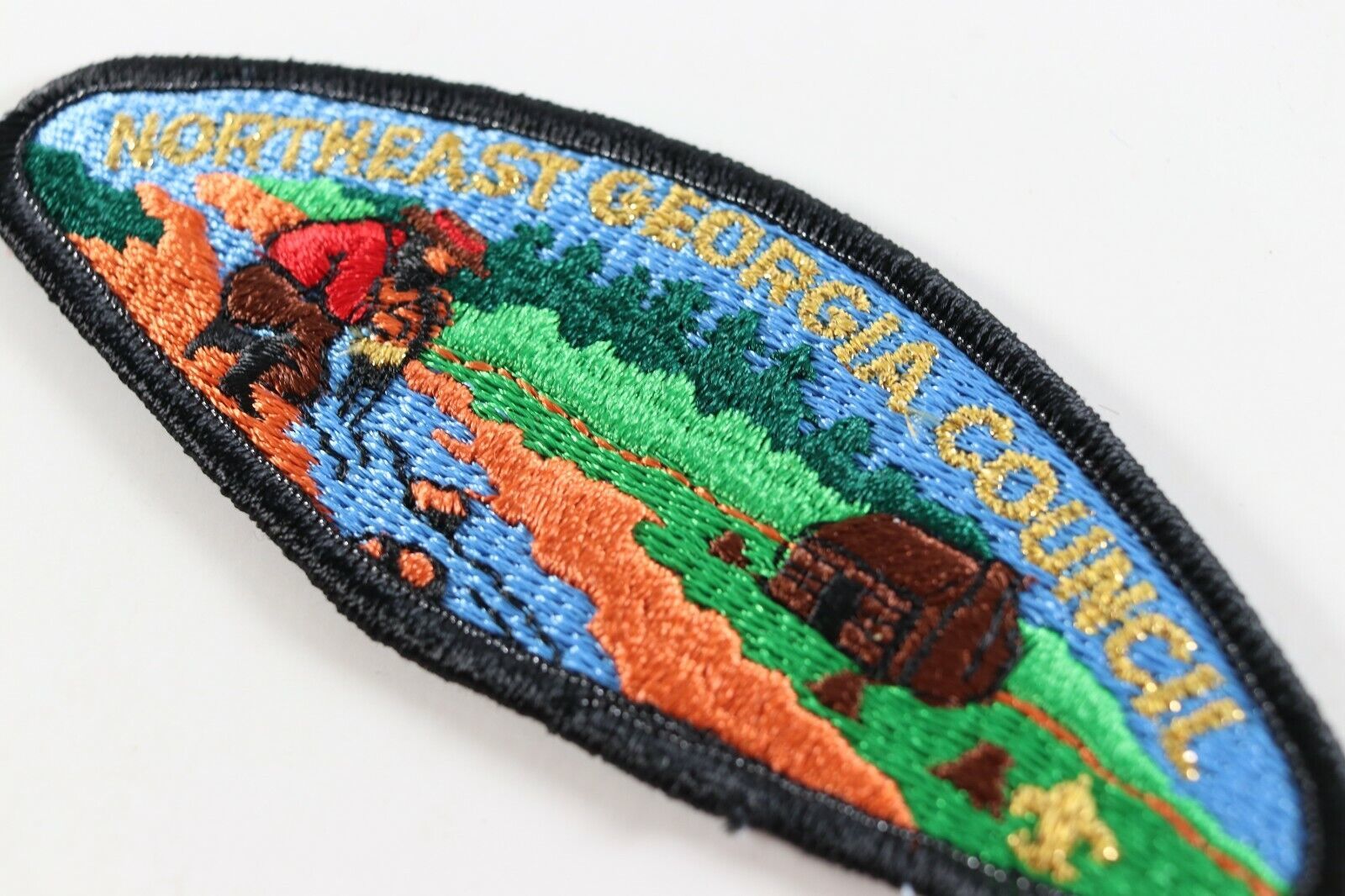 Vintage Northeast Georgia Council Black Boy Scout BSA Shoulder CSP ...
