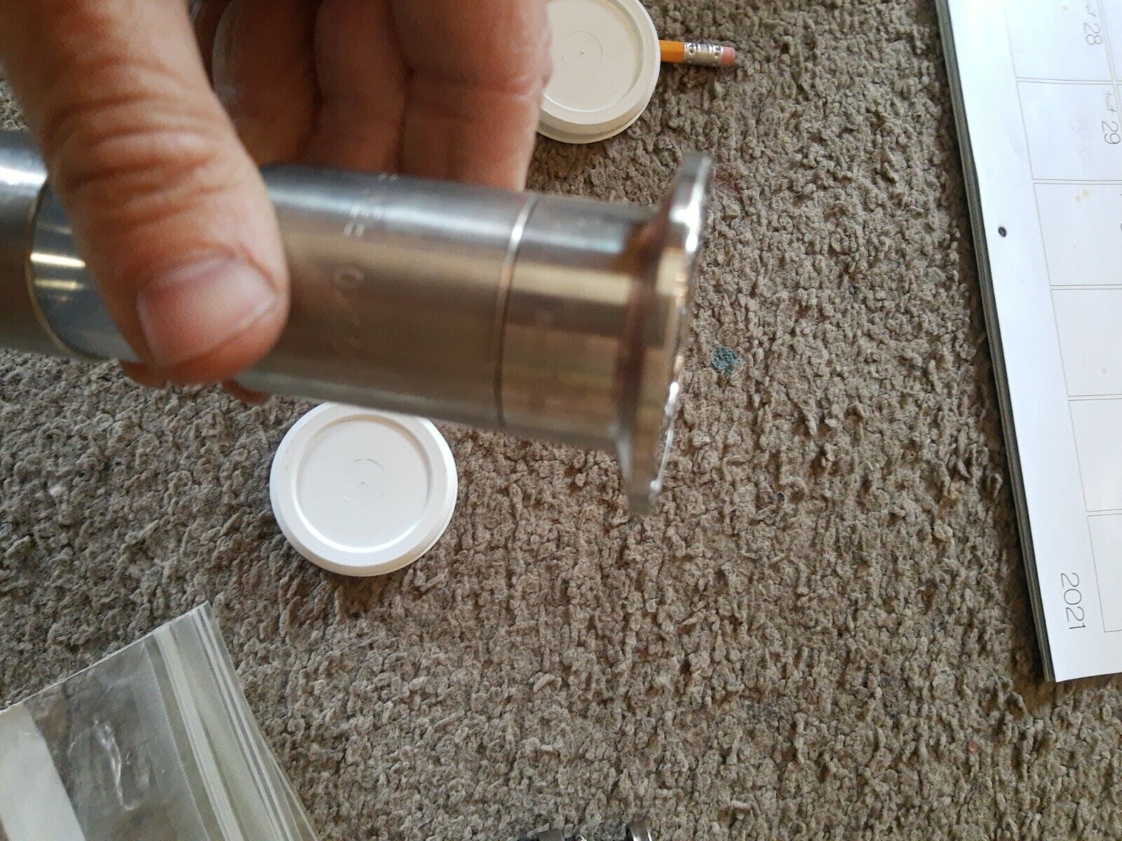 NEW Integra Site Indicator Flow-Through Tube w/ Sanitary Fittings 7/8 ...