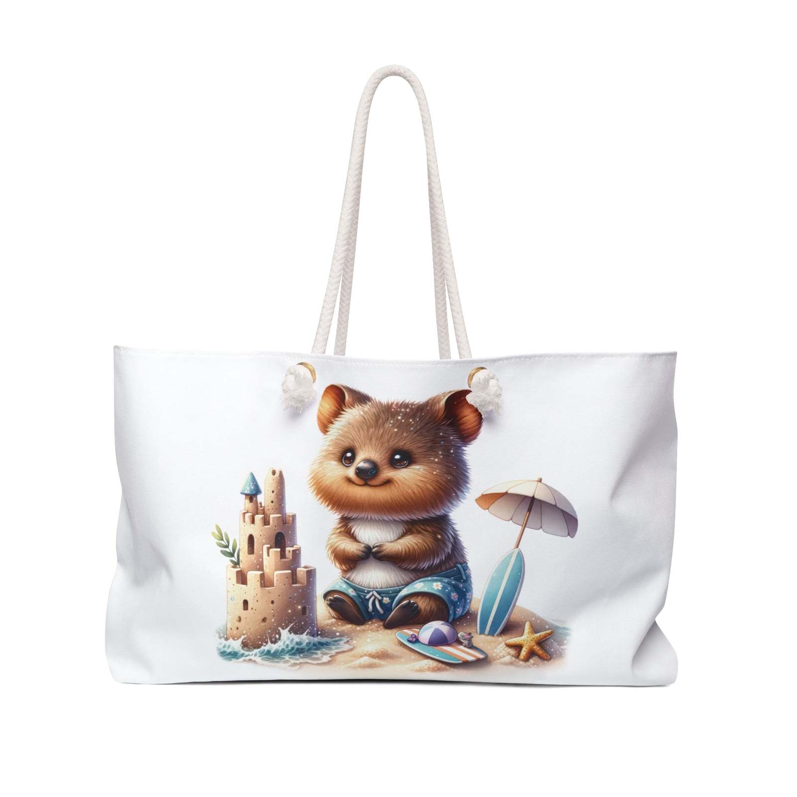 Personalised/Non-Personalised Weekender Bag, Australian Animals, Quokka ...