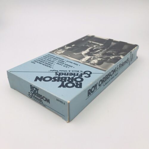 1988 Vintage Roy Orbison & Friends VHS A Black & White Night - VHS Tapes