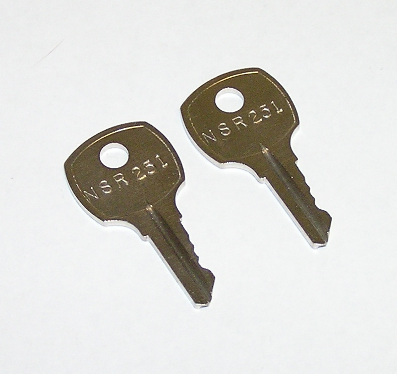 2 - NSR251 Keys fit Square D Electrical Breaker Panel Panelboard Locks ...