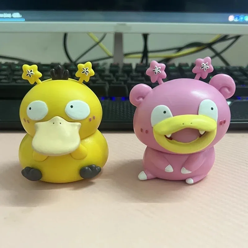 Pokemon Psyduck Eevee Slowpoke Gengar Funny Silly Action Figure Kawaii