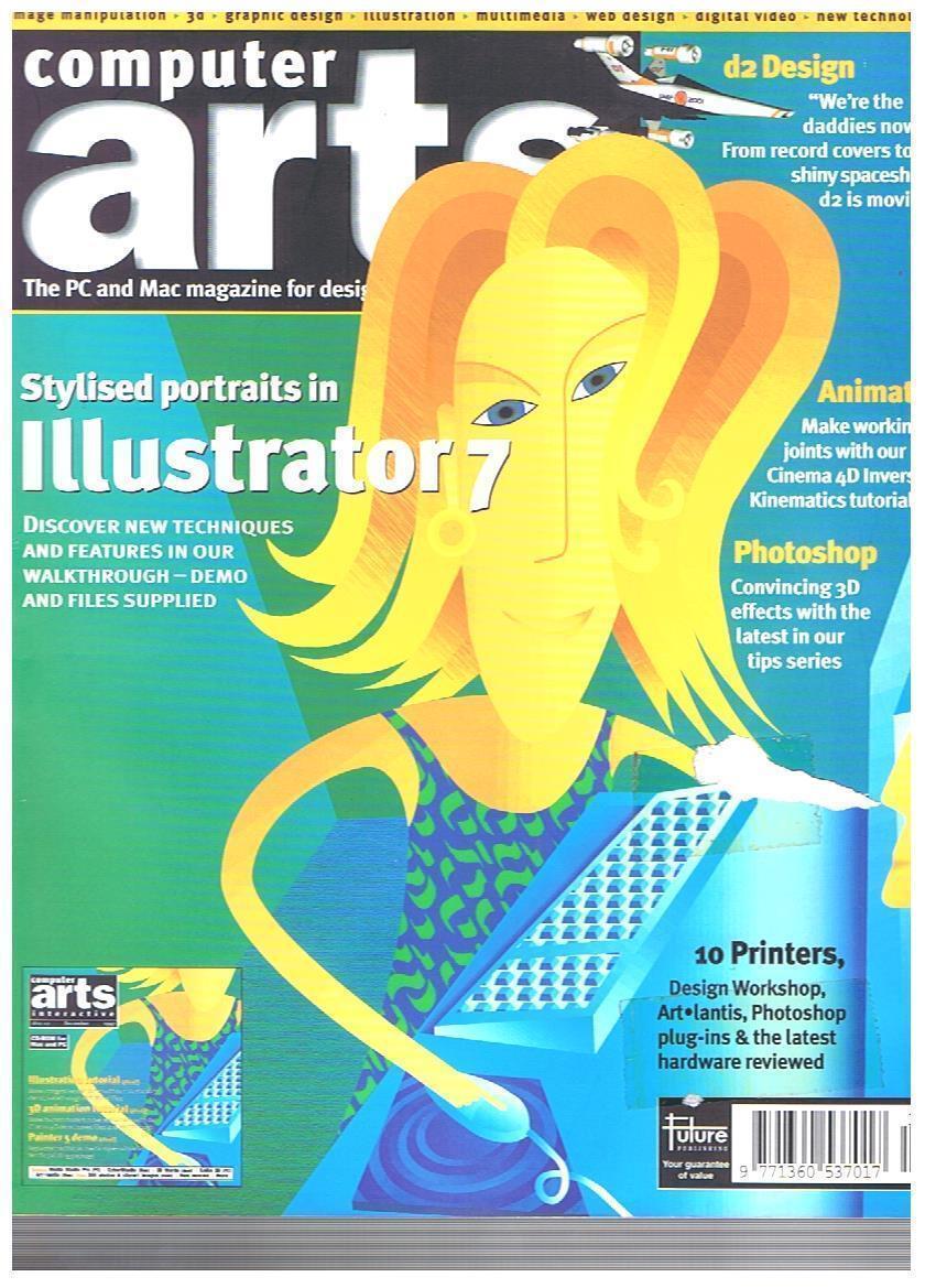 COMPUTER ARTS MAGAZINE Projects Dec 1997 STYLISED PORTRAITS IN ...