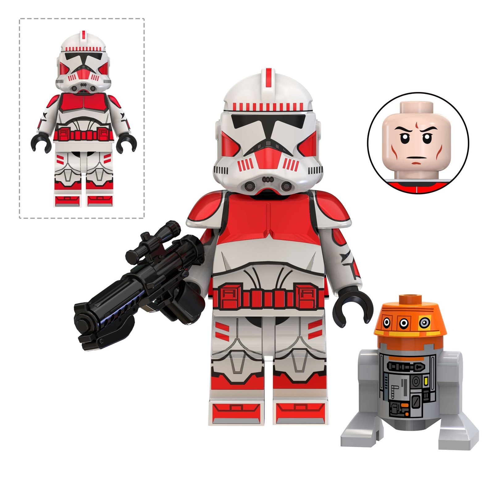 Shock trooper Coruscant Guard Star Wars Minifigures Weapons and ...