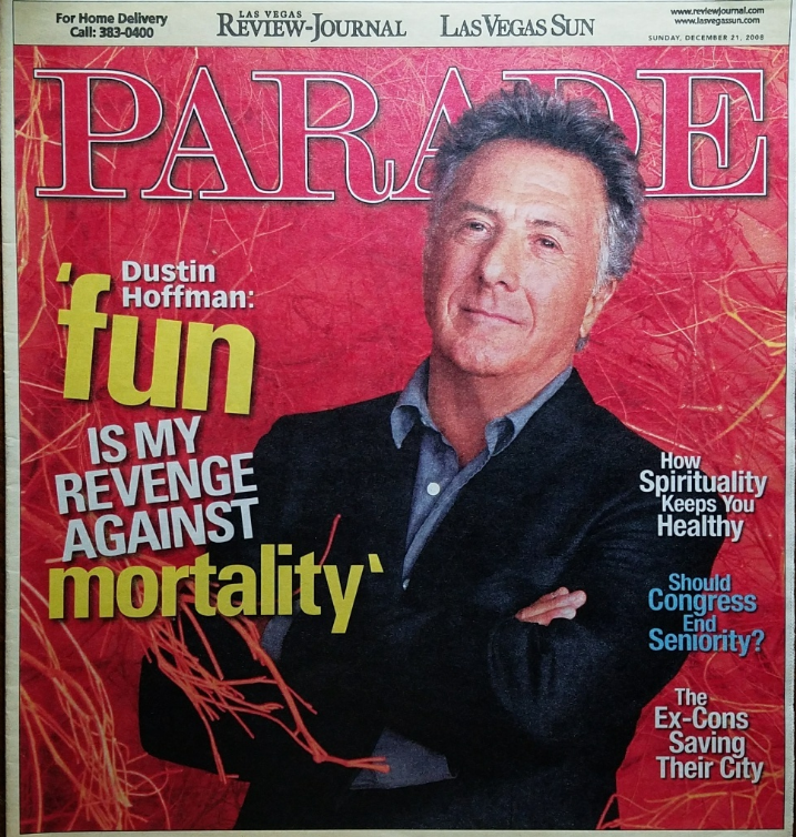 DUSTIN HOFFMAN, Angela Lansbury @ PARADE Magazine Dec 21, 2008 - Magazines