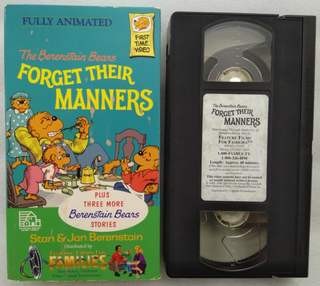 VHS The Berenstain Bears Forget Manners and similar items