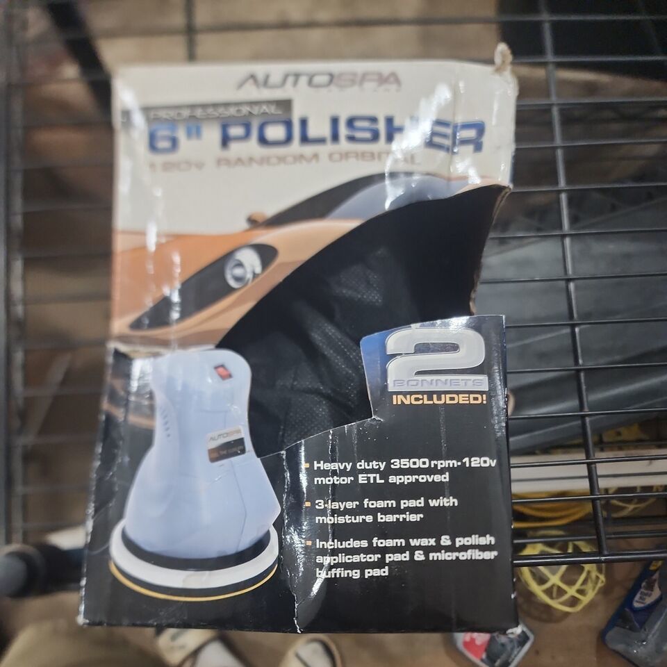 AutoSpa 6-inch Random Orbital Auto Polisher - Buffers & Polishers