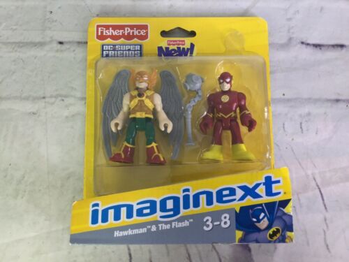 Fisher Price Imaginext DC Super Friends Hawkman and The Flash Toy Mini ...