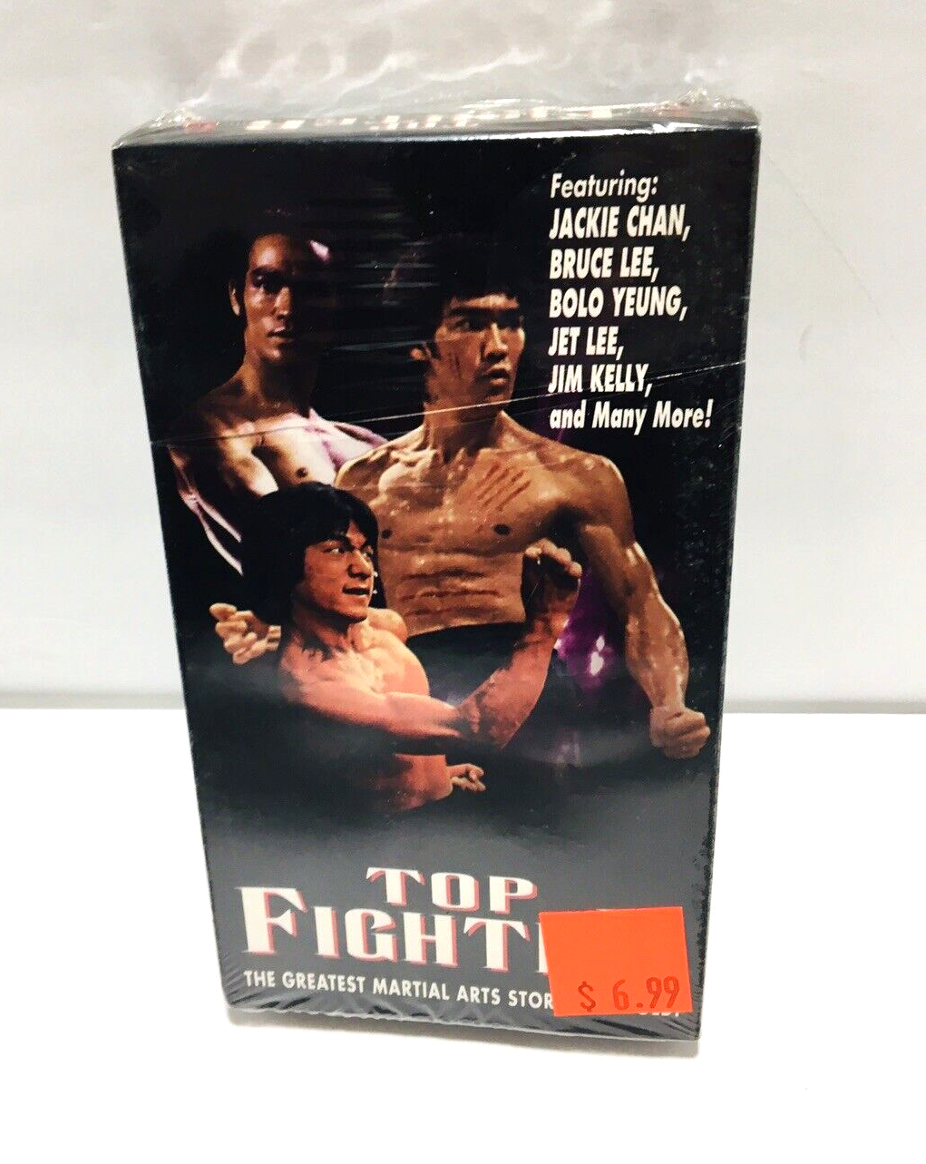 Top Fighter (VHS, 1996) SEALED Eastern Heroes Bruce Lee Jackie Chan Jet ...