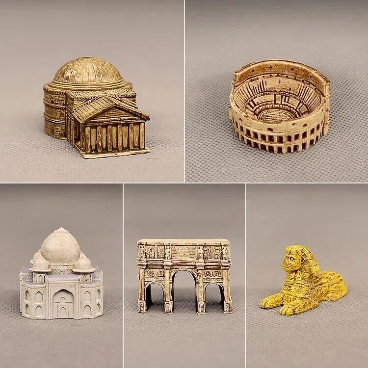 Mini Diorama Scene Model for DIY Arc de Triomphe Parthenon Colosseum ...