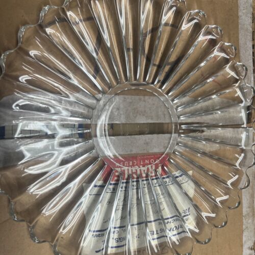 Set of 4 Vintage Heisey Glass Plate/Platter 11.5” - Plates