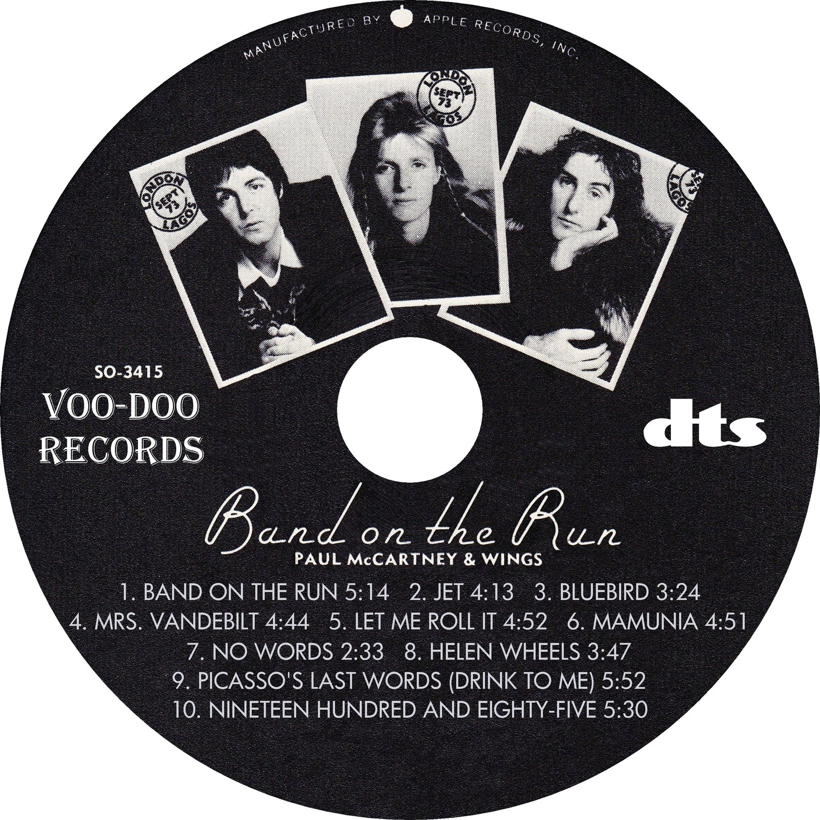 Paul McCartney & Wings - Band On The Run [DTS-CD] - 5.1. Surround Mix ...
