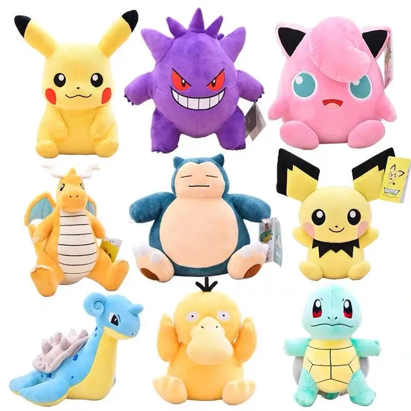 Pikachu Pokemon Plush Toy Snorlax Charizard Plush Jigglypuff Piplup ...