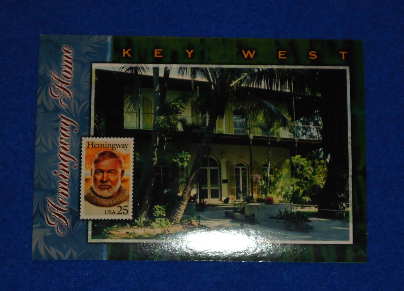 *BRAND NEW* KEY WEST ERNEST HEMINGWAY HOUSE POSTCARD SPANISH COLONIAL ...