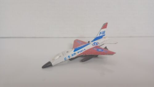 Vintage A203 Die-cast Metal U.S. AIR FORCE F-16 Airplane Plane Military ...