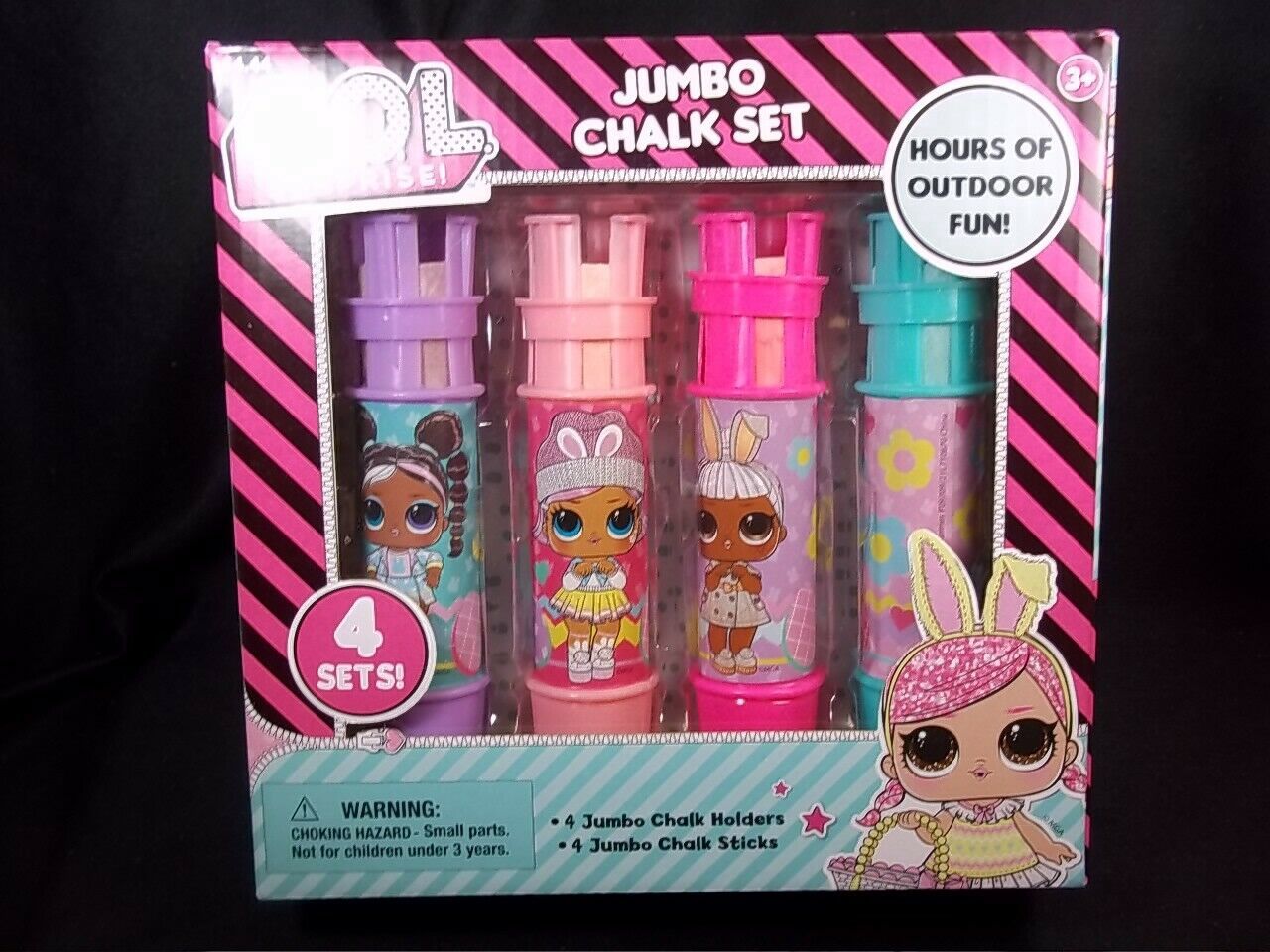LOL Surprise Easter set 4 Jumbo Chalks with holders 2022 - Kids' Crafts