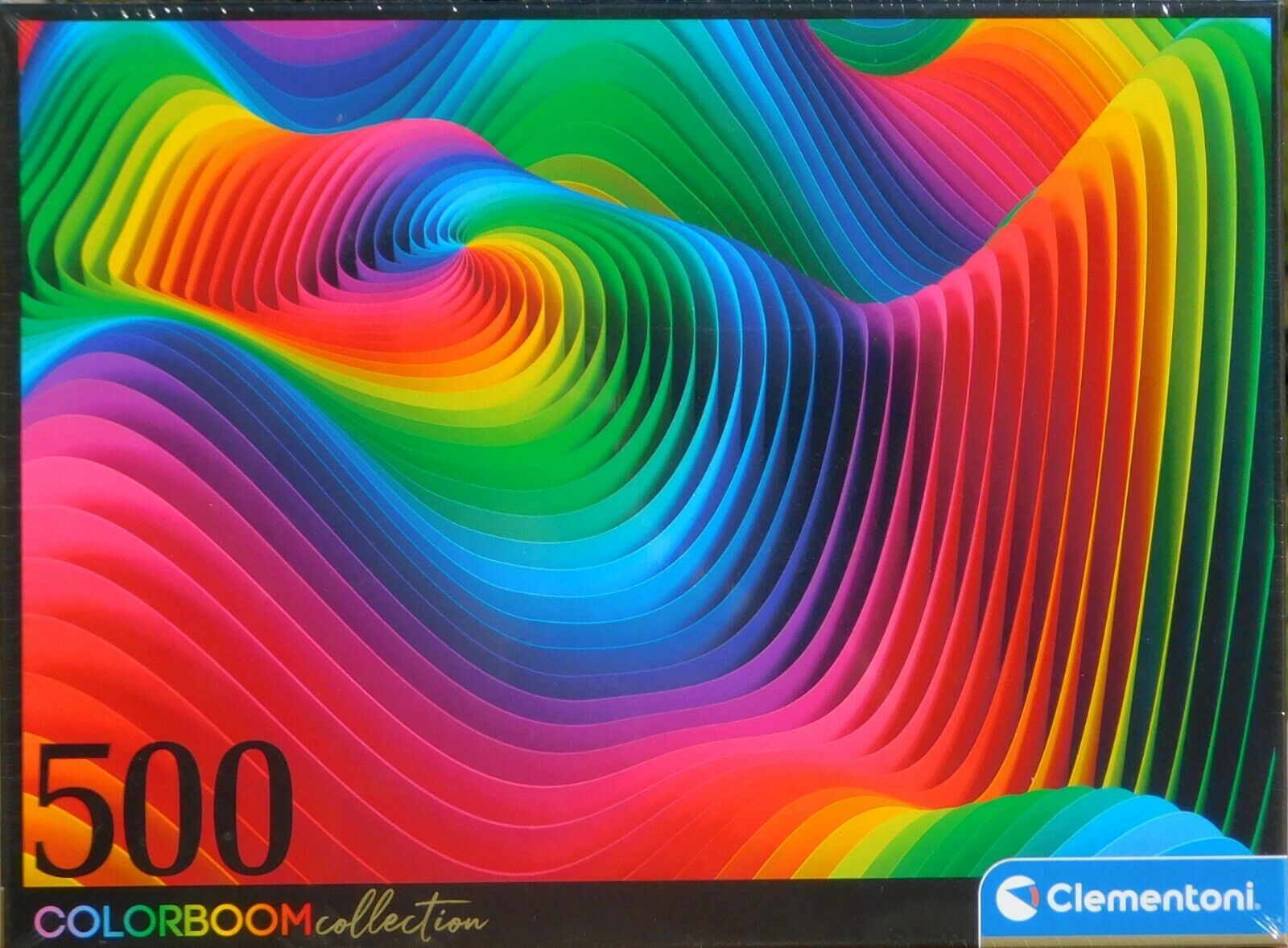Clemontoni Waves 500 pc Jigsaw Puzzle Colorboom Collection - Jigsaw