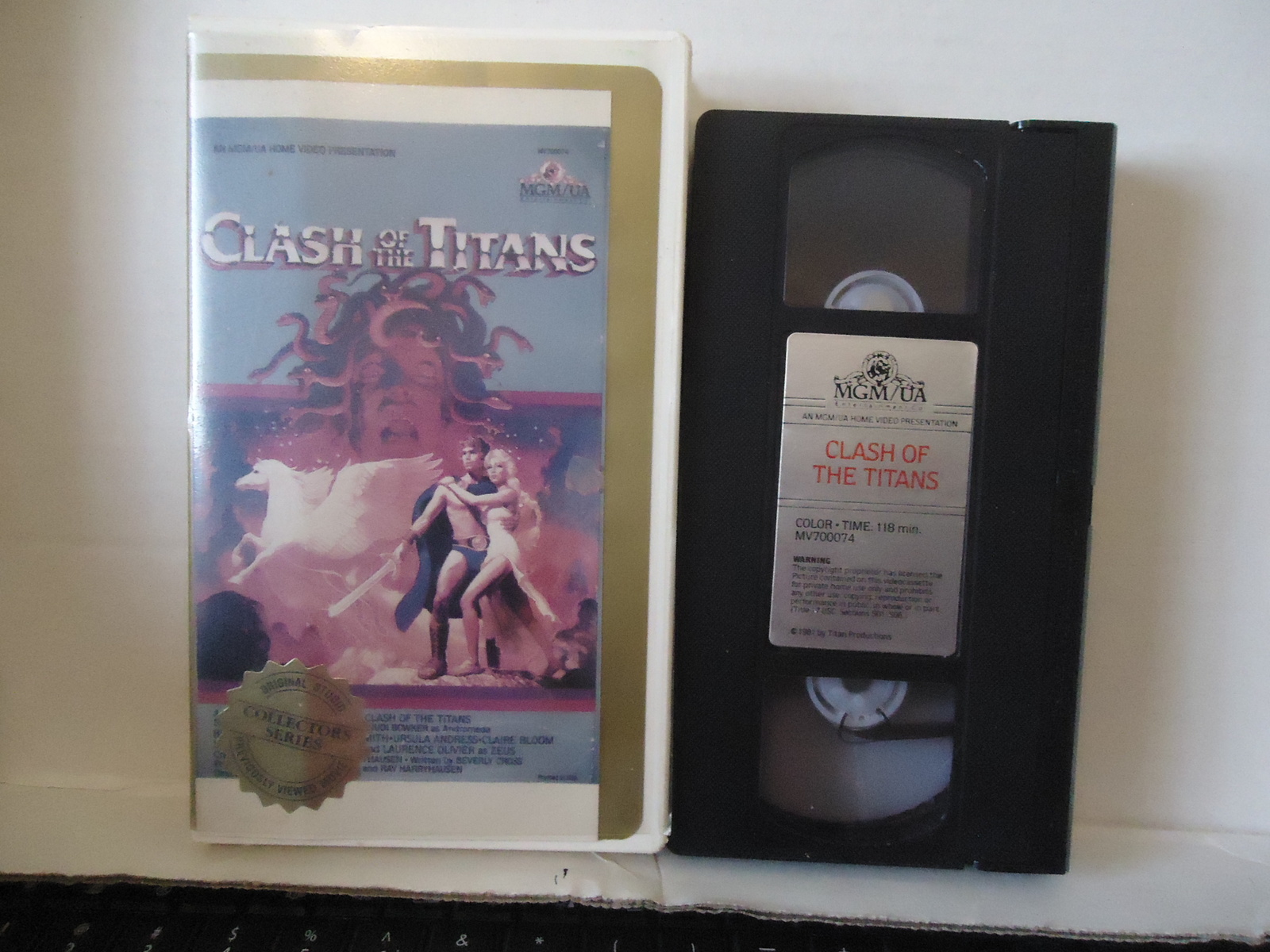 Clash of the Titans VHS NTSC Ray Harryhausen Greek Mythology Harry Hamlin - VHS Tapes