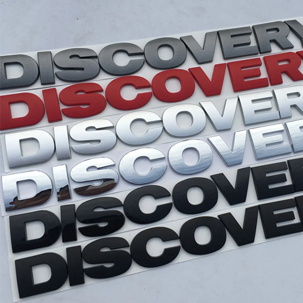 For Land Rover DISCOVERY Hood Rear Trunk Logo Sticker Round Font Letter ...