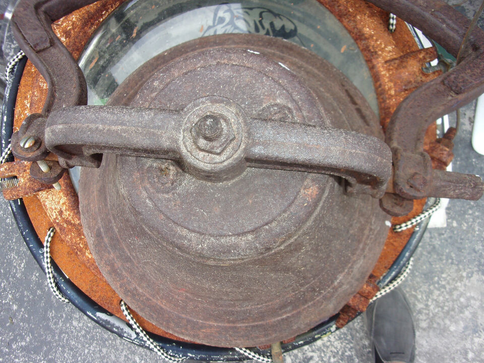 Antique Cast Iron plantation Dinner Bell with up right yoke, NO. C RARE ...