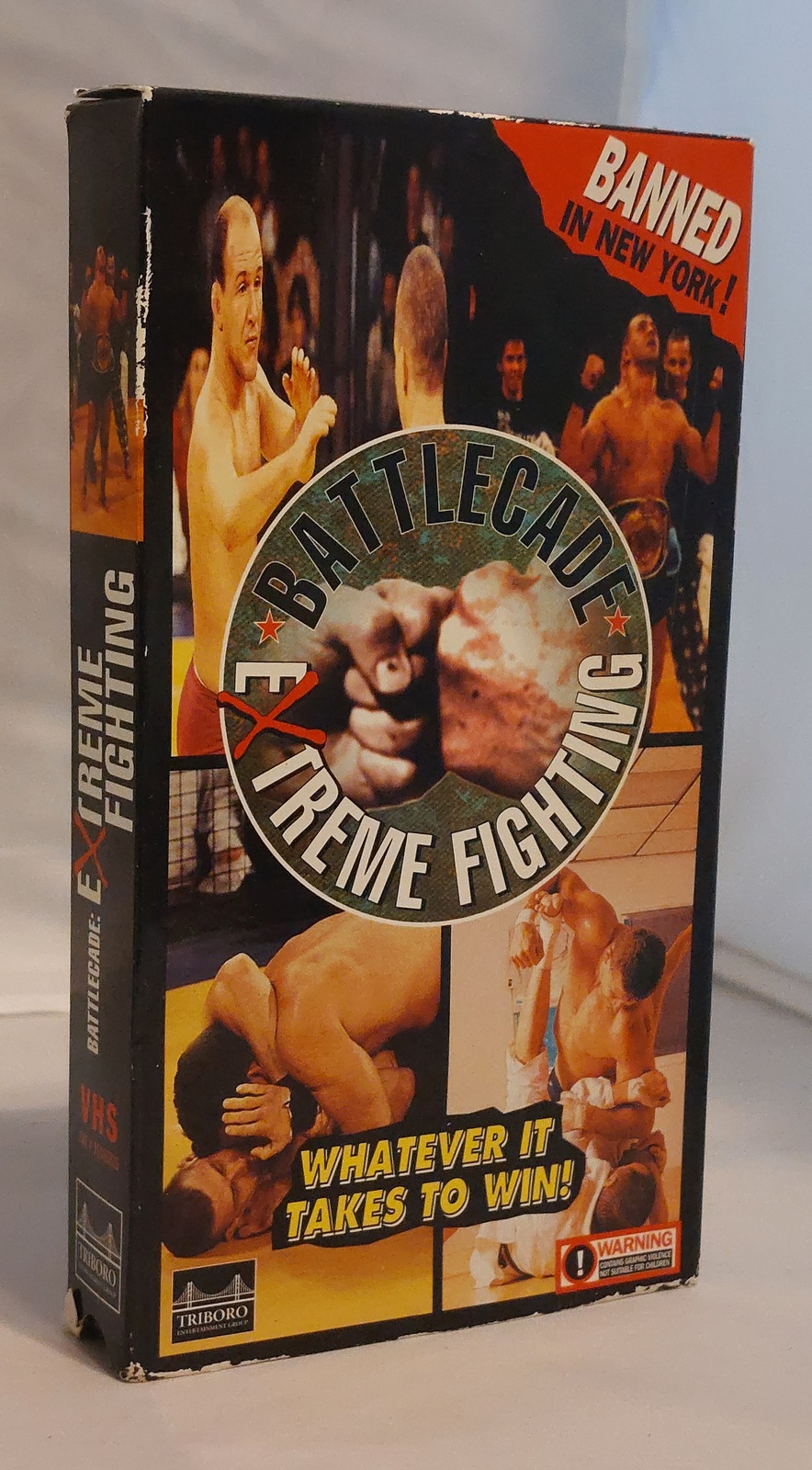 Battlecade: Extreme Fighting VHS features Penthouse Pet Round Card ...
